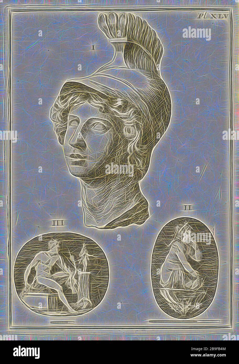 Plate 45, Recueil d'antiquités égyptiennes, étrusques, grecques et ...