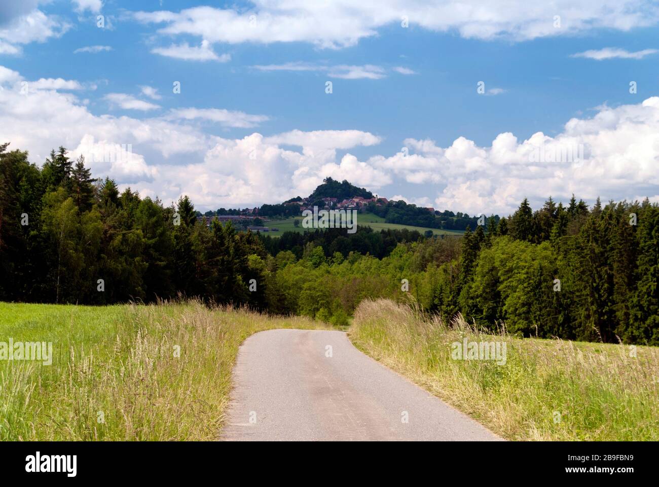 Volcano Parkstein in Upper Palatinate in Germany Stock Photo - Alamy