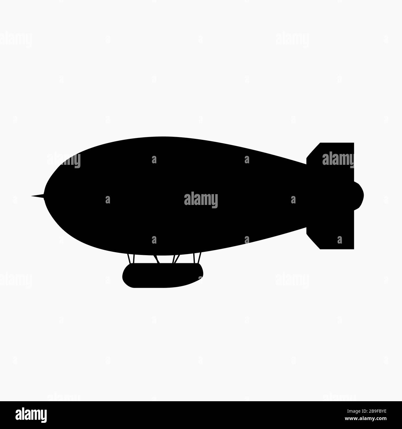 Blimp silhouette hi-res stock photography and images - Alamy