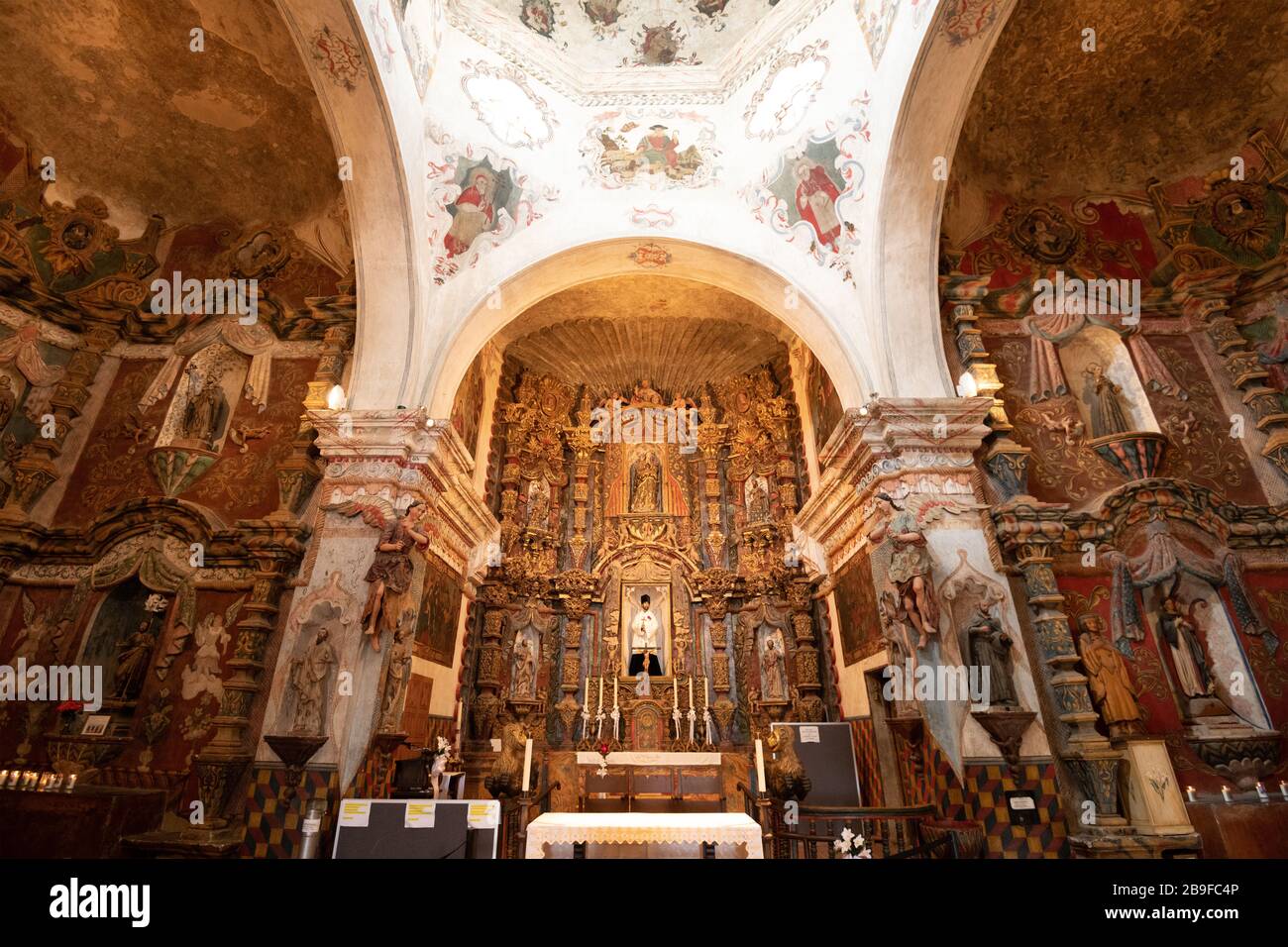 Mission san xavier del bac in tucson hi-res stock photography and ...