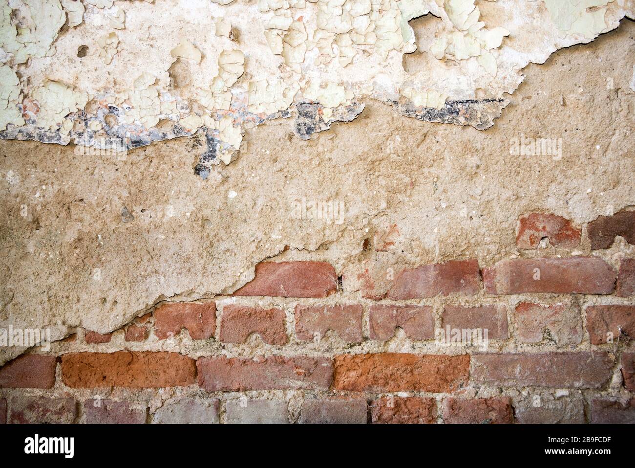 Peeled Brick Wall Architecture High Resolution Stock Photography and ...