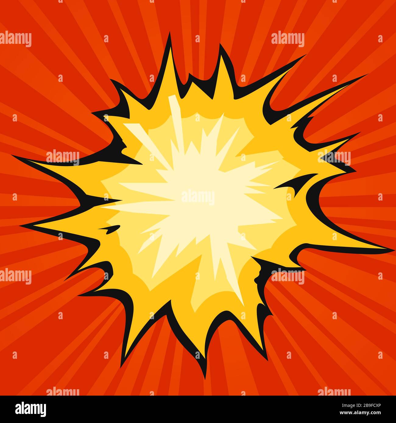 Vector Cartoon Bang High Resolution Stock Photography and Images - Alamy