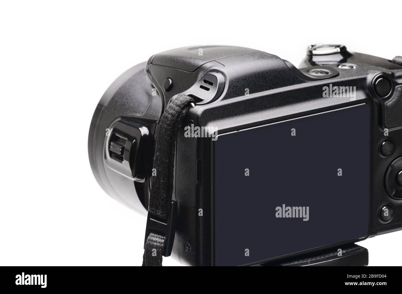 Digital photo camera on an isolated white background Stock Photo - Alamy