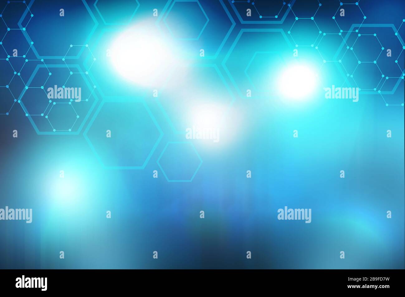 Abstract medical background with hexagonal shapes, suitable for ...