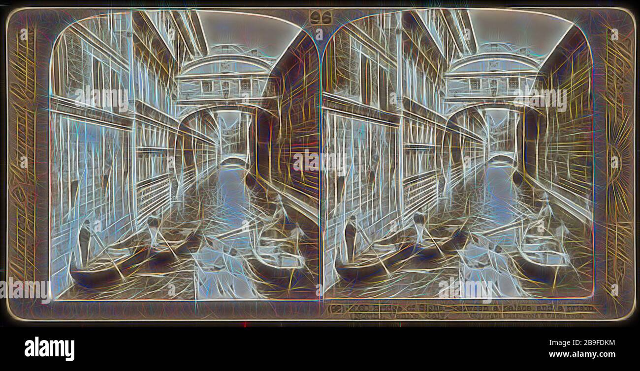 Bridge of Sighs, Stereographic views of Italy, Underwood and Underwood ...