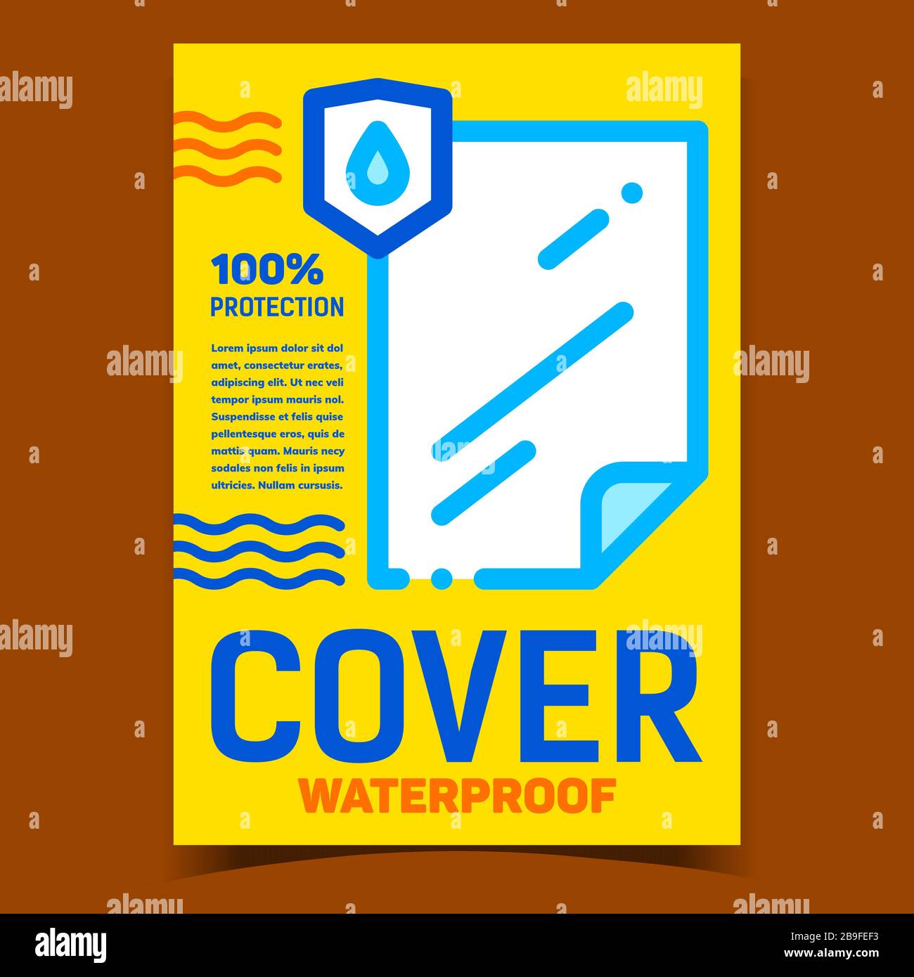 Stylish vertical wet Stock Vector Images - Alamy