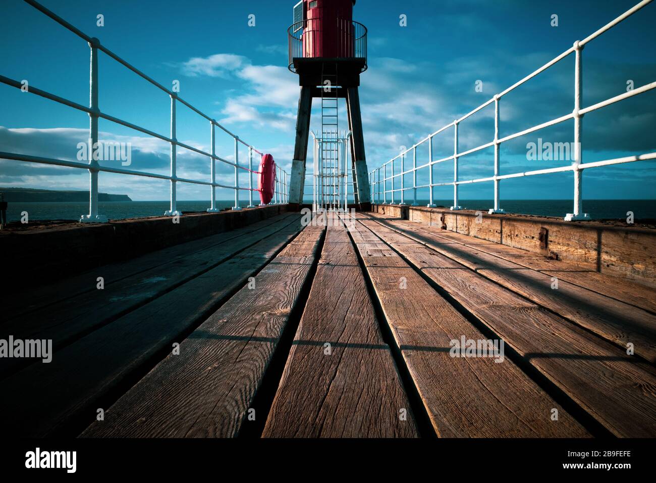 Whitby Pier End, North Yorkshire, UK Stock Photo - Alamy