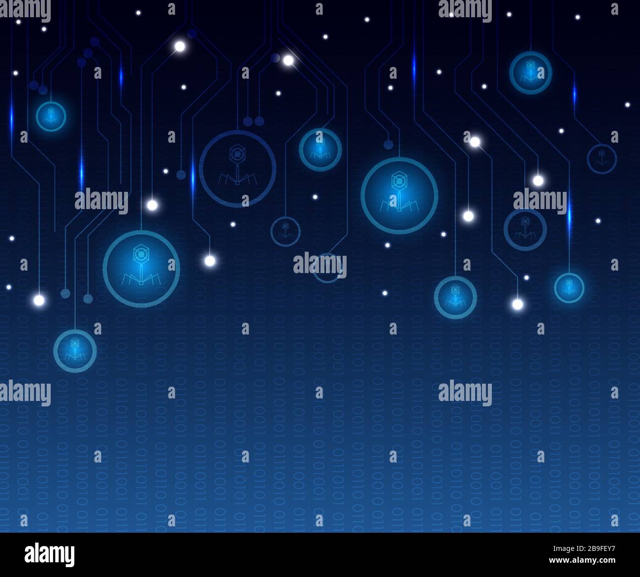 Abstract Technology Background With Circuit And Binary Code Pattern 3704
