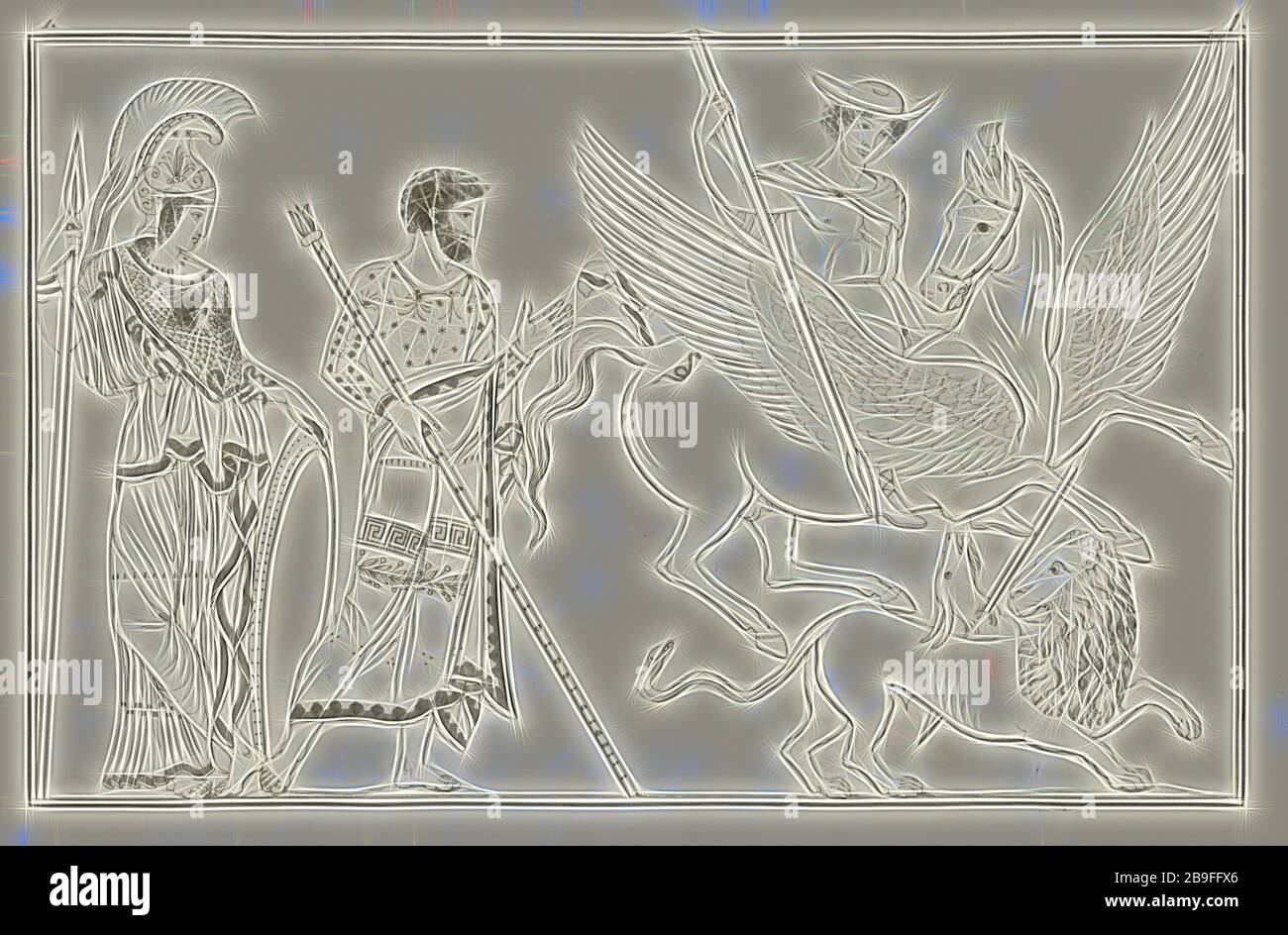 Collection of engravings from ancient vases mostly of pure Greek ...