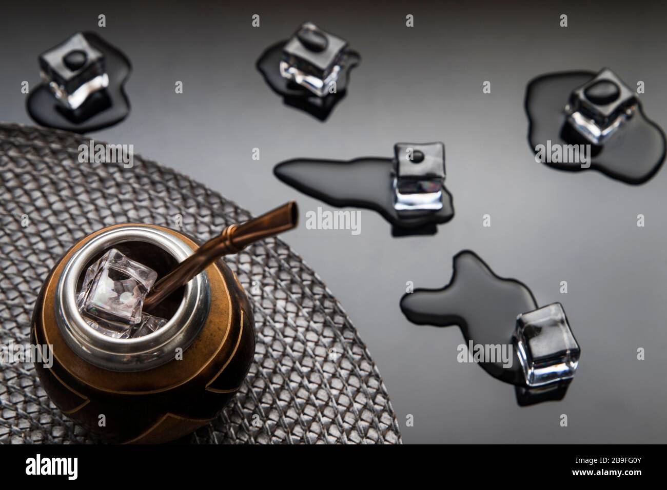 Terere, Frozen yerba mate drink. Cold yerba mate Stock Photo - Alamy