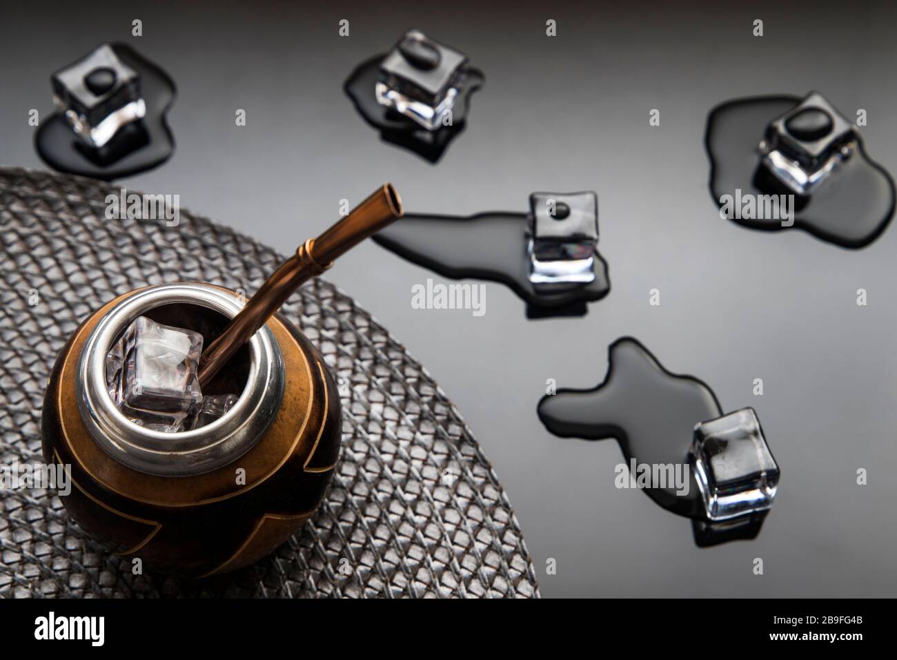 Terere, Frozen yerba mate drink. Cold yerba mate Stock Photo - Alamy