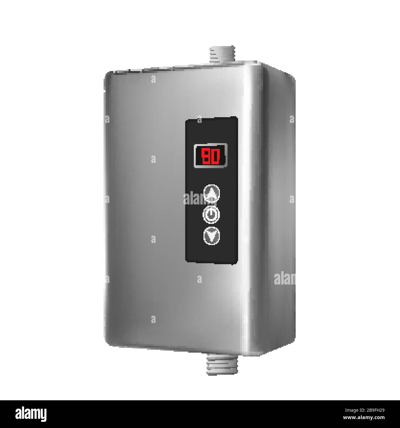 Modern gas boiler room Cut Out Stock Images & Pictures - Alamy