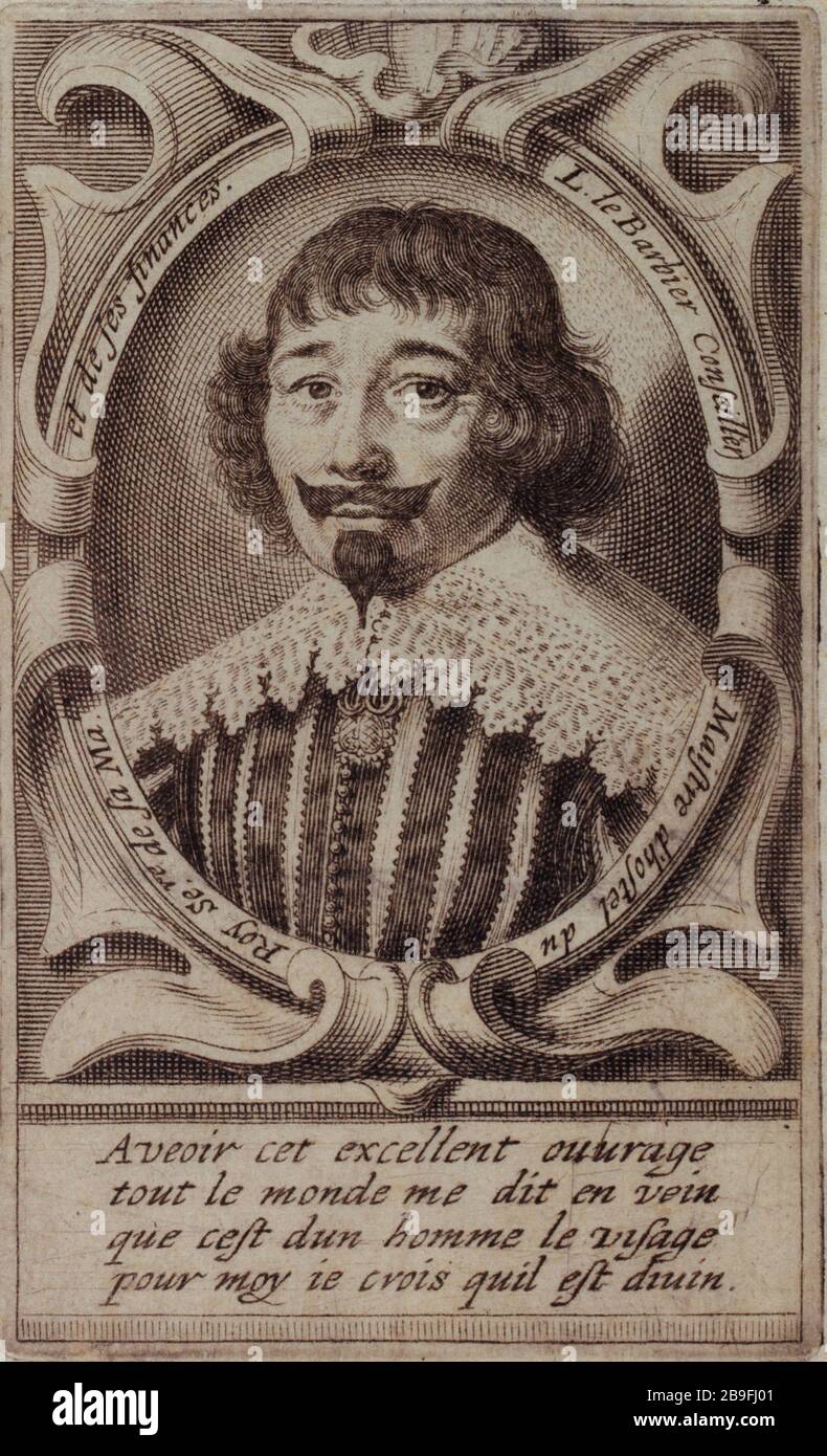 LOUIS BARBER ADVISOR MASTER HOTEL KING Michel Lasne (1590-1667). "Louis ...