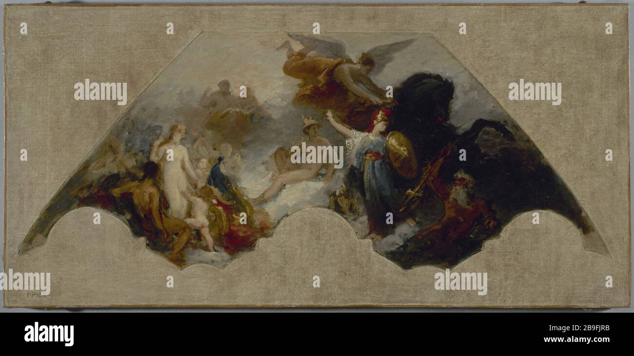 Isidore PILS - STUDY FOR THE VAULT OF THE STAIRS OF THE OPERA Isidore ...