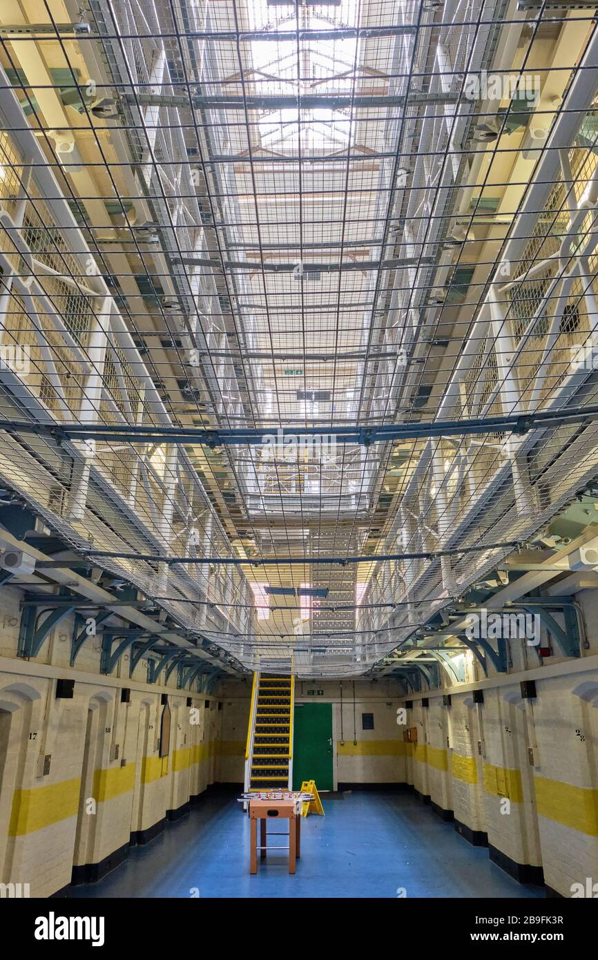 A Wing, Shrewsbury Prison, The Dana, Shrewsbury, Shropshire Stock Photo ...