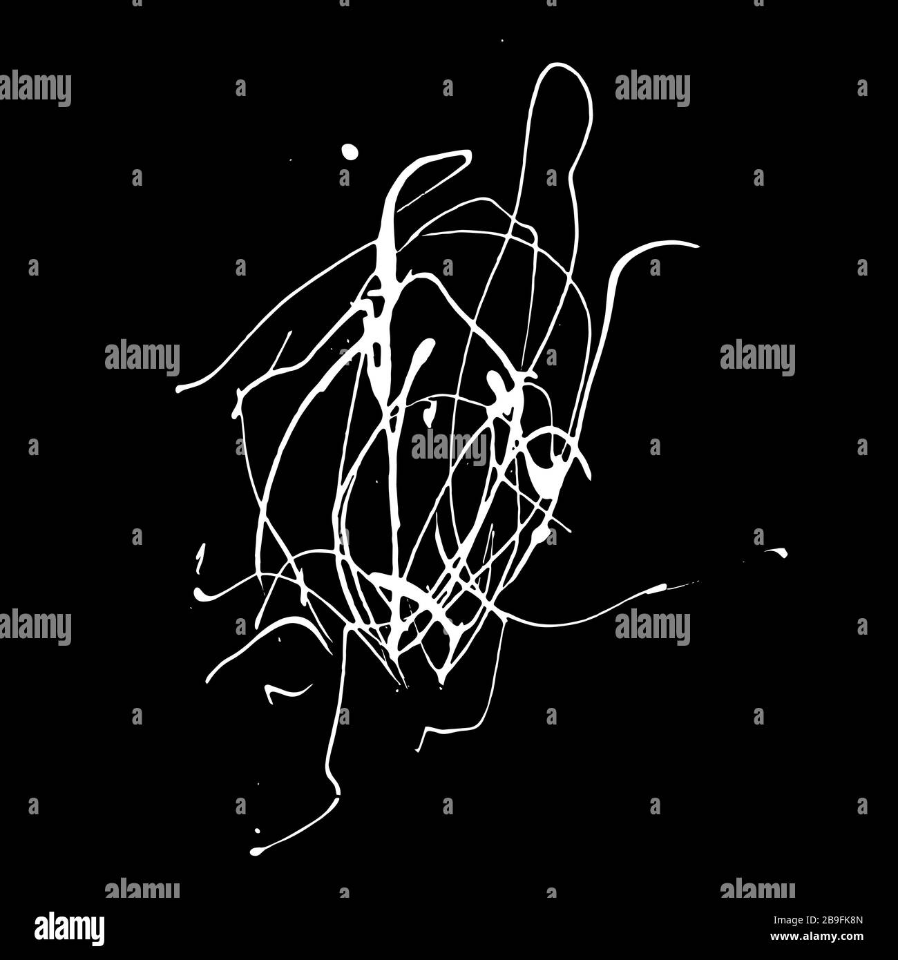 Calligraphic splash acrylic spot. Artistic and aesthetic, exquisite ...