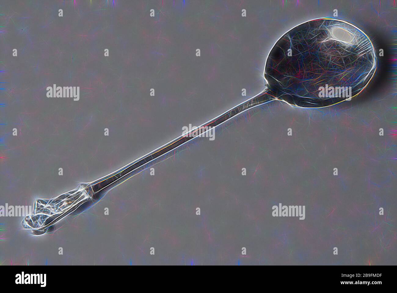 David de Koningh (?), Spoon, spoon cutlery silver, forged cast Round ...