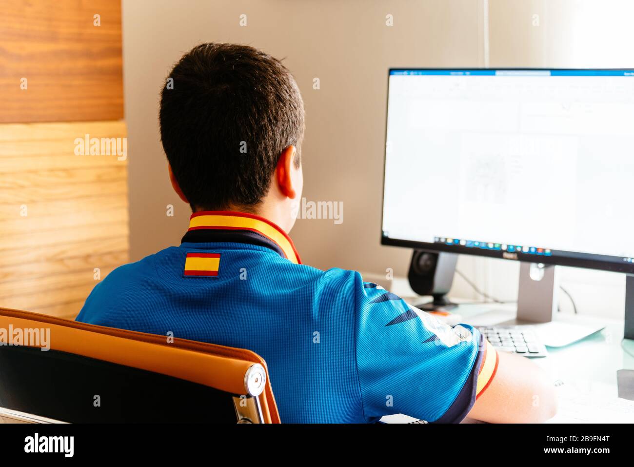 Kid study spain hi-res stock photography and images - Alamy