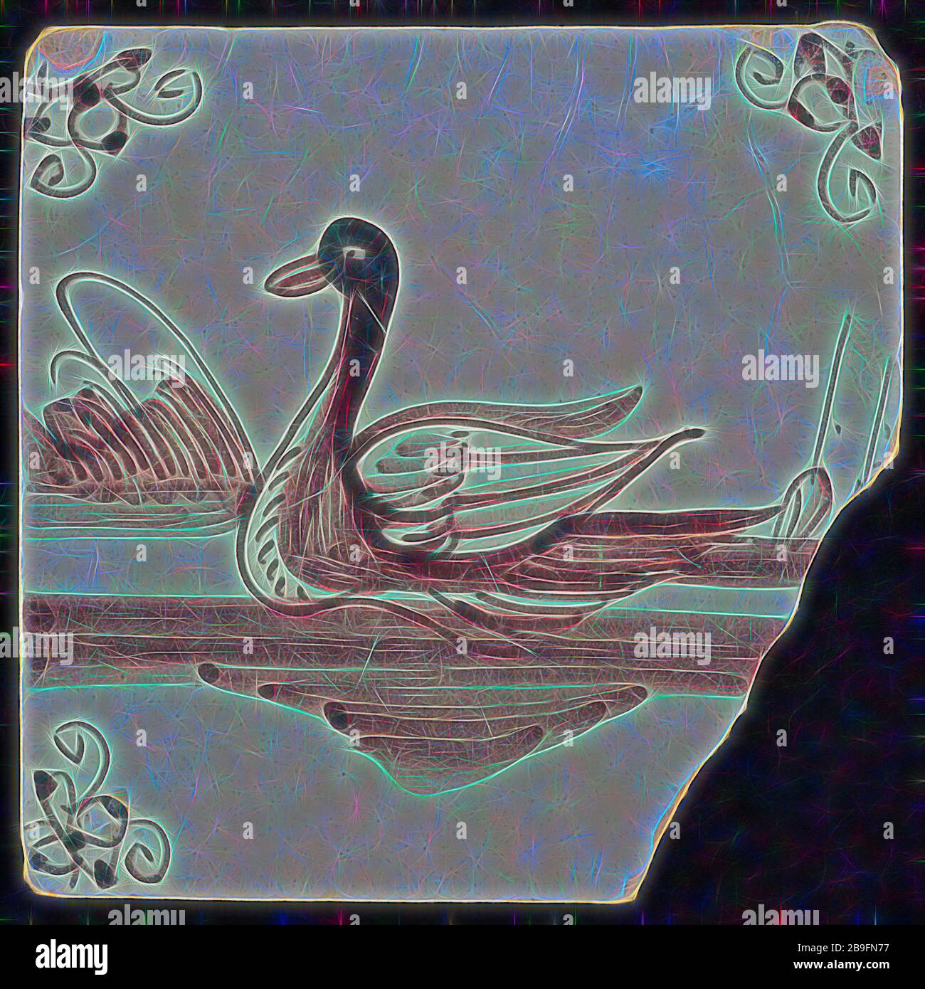 Swan motif hi-res stock photography and images - Alamy