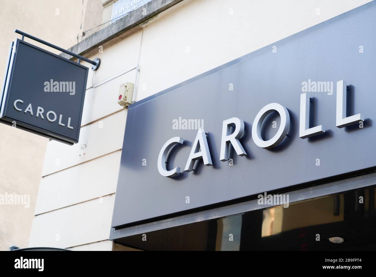 Caroll logo hi-res stock photography and images - Alamy