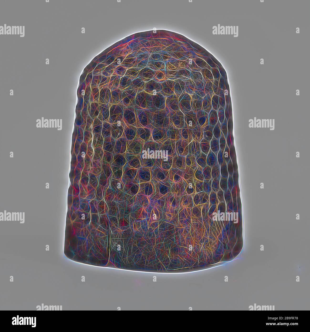 Copper molded thimble, thimble sewing kit soil find brass copper metal ...