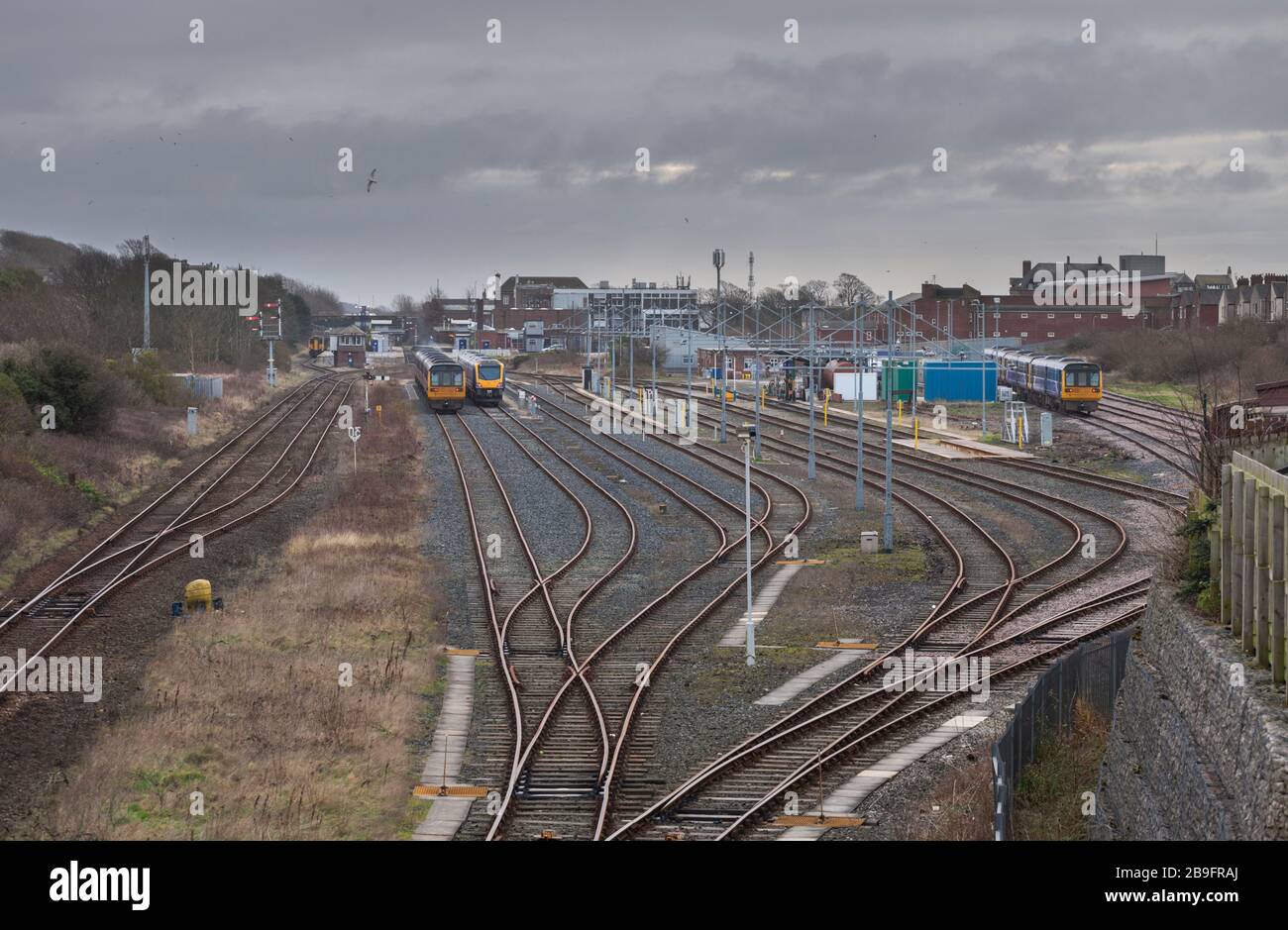 Withdrawn Northern Rail class 142 Pacer trains with new class 195's at ...