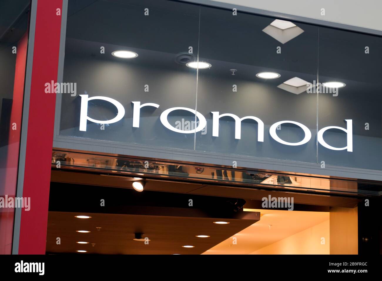 Bordeaux , Aquitaine / France - 02 21 2020 : Promod logo sign clothing ...