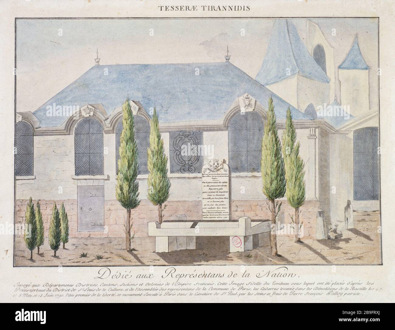 DICE tirannidi "Tesserae Tirannidis". Estampe anonyme. Paris, musée ...