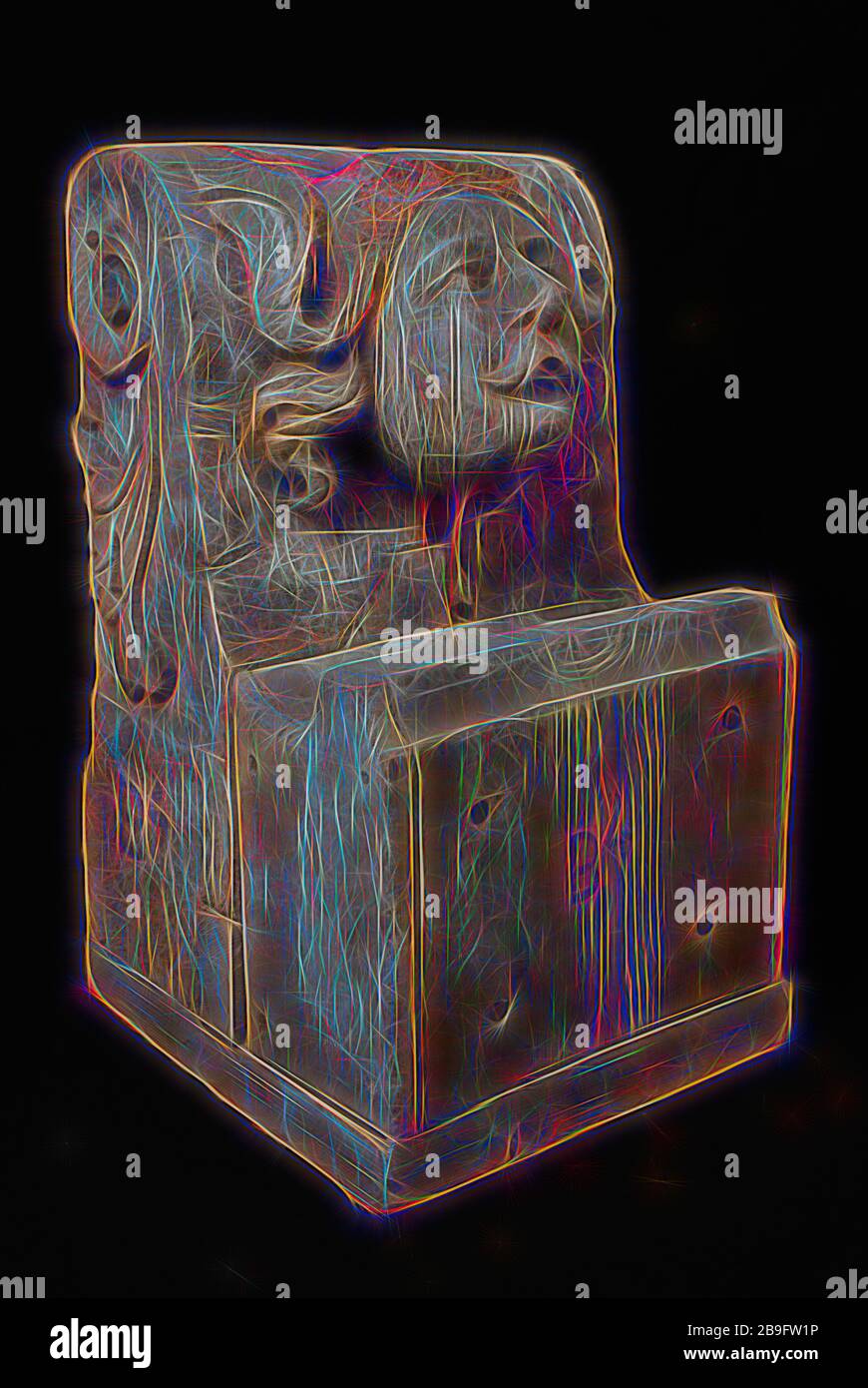 Sculpted console of Prinsenkerk, Rotterdam, console construction ...