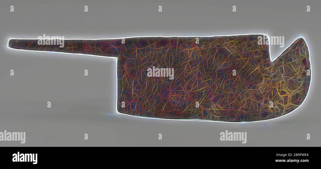 Large work knife with triangular notch on the back at the tip, for ...