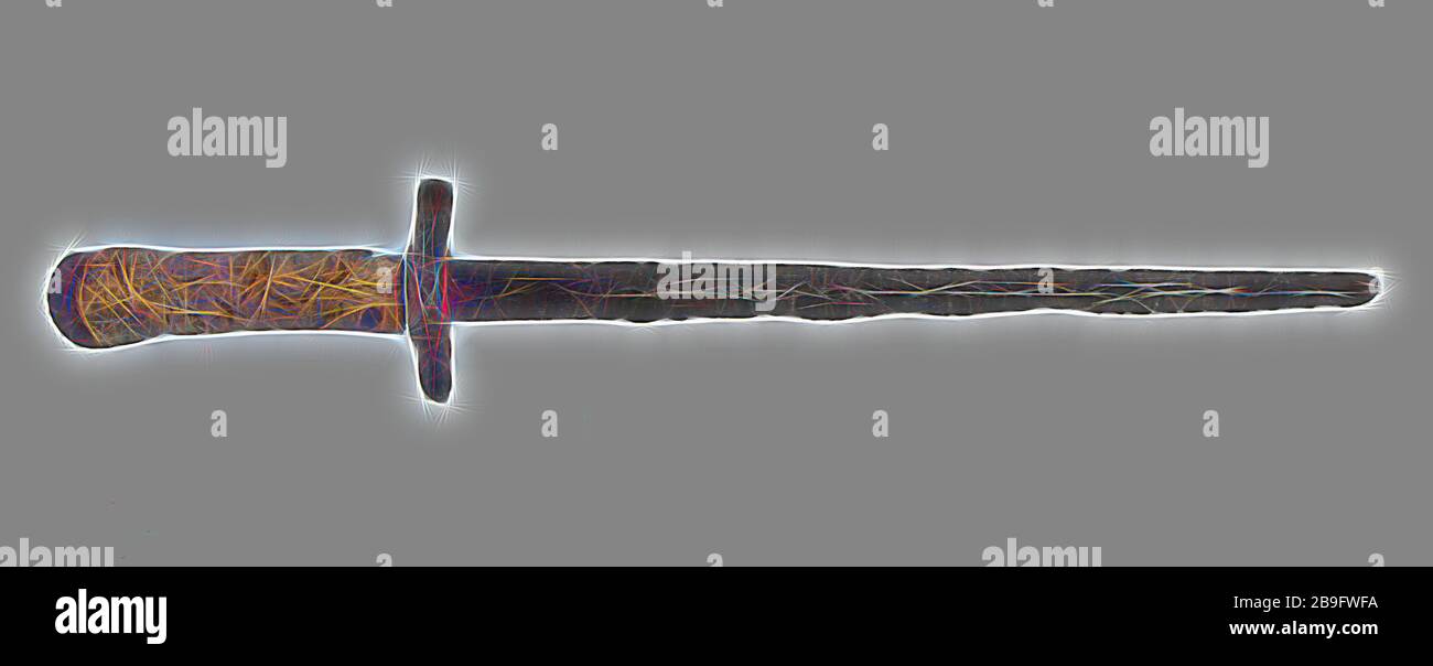 Thin model of military dagger with double-edged blade, military dagger ...