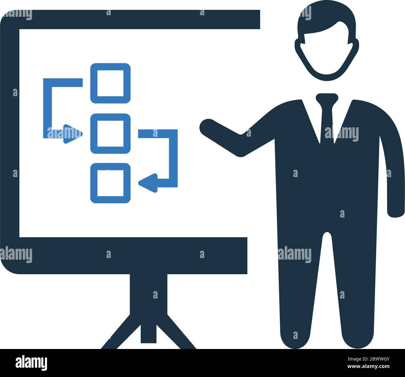 Nice design of the Planning icon, strategy, workflow structure for ...