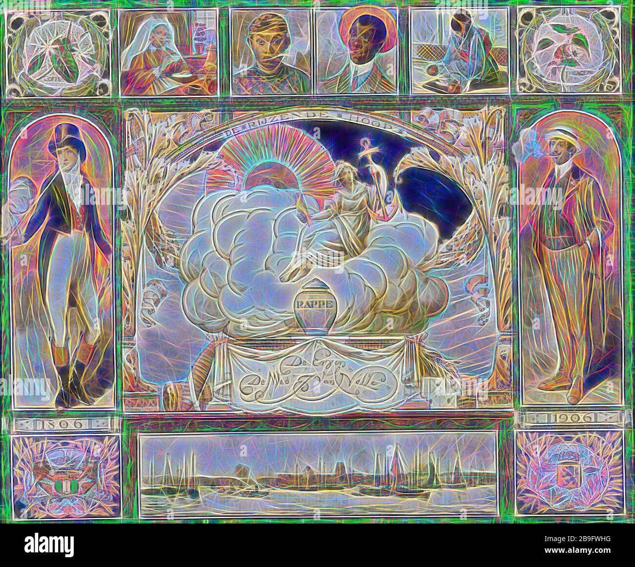 fabriek: Porceleyne Fles, Plaque of Van Nelle, The Rising Hope 1806 ...