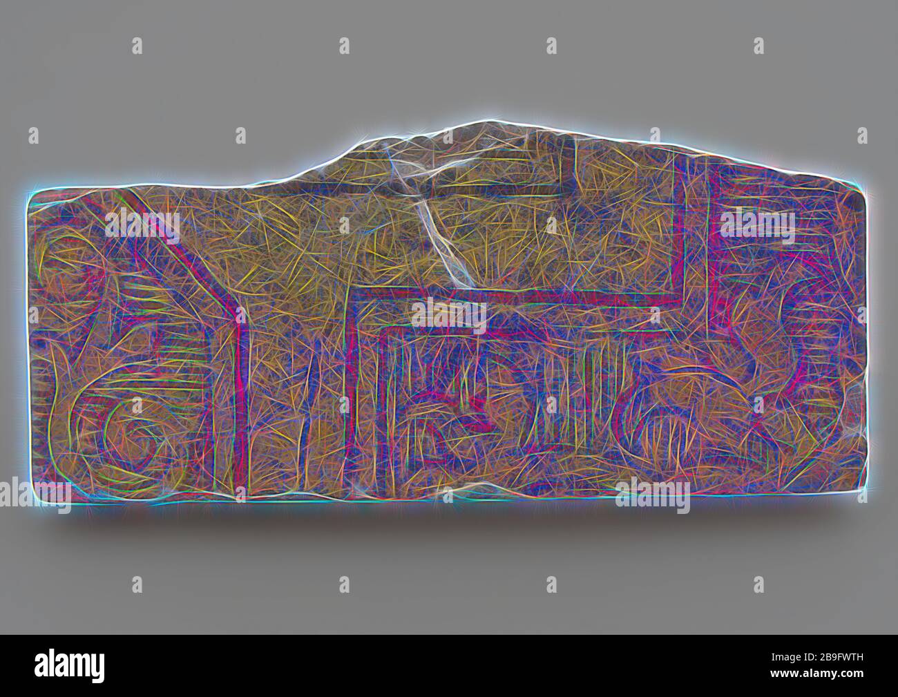 Half-paving with sludge decoration, tiled floor tile tile sculpture ...