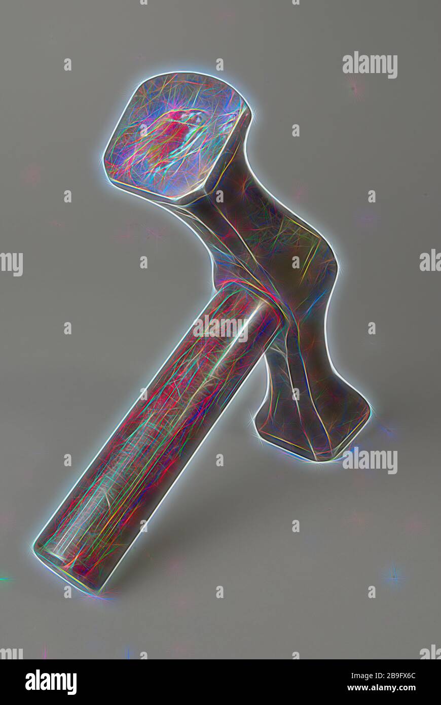 Tinker hammer, hammer from casting, hammer tool kit metal iron wood ...