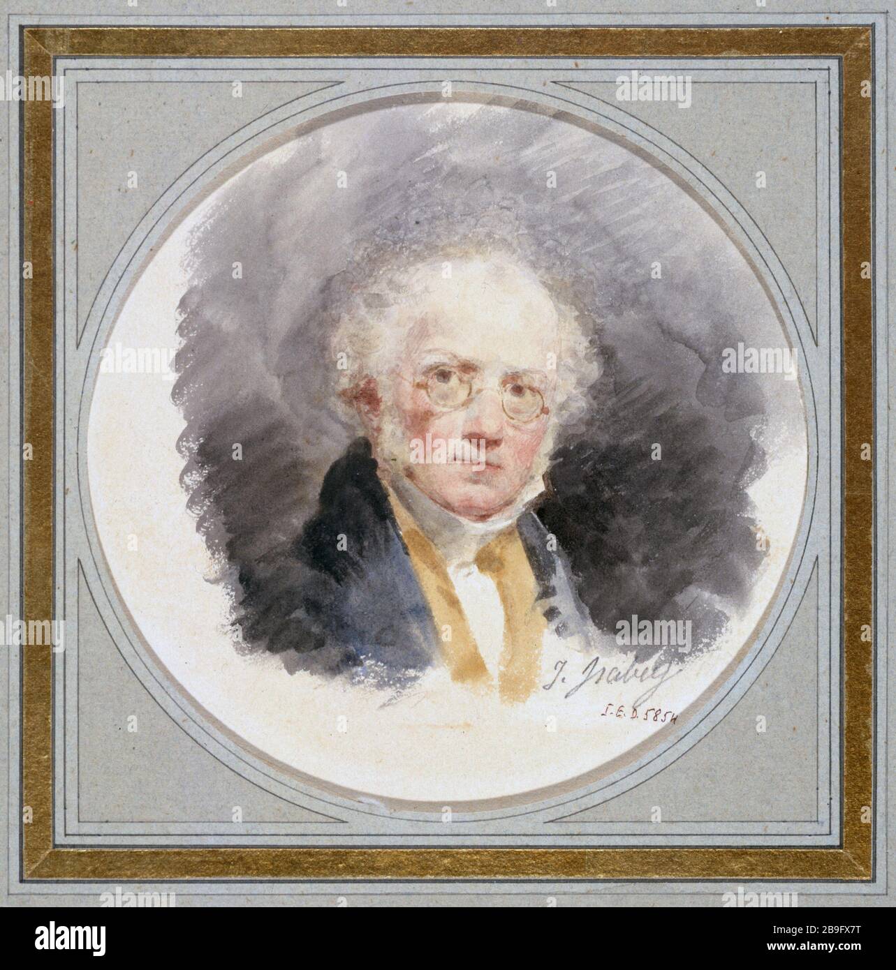 SELF PORTRAIT Jean-Baptiste Isabey (1767-1855). "Autoportrait". Dessin ...