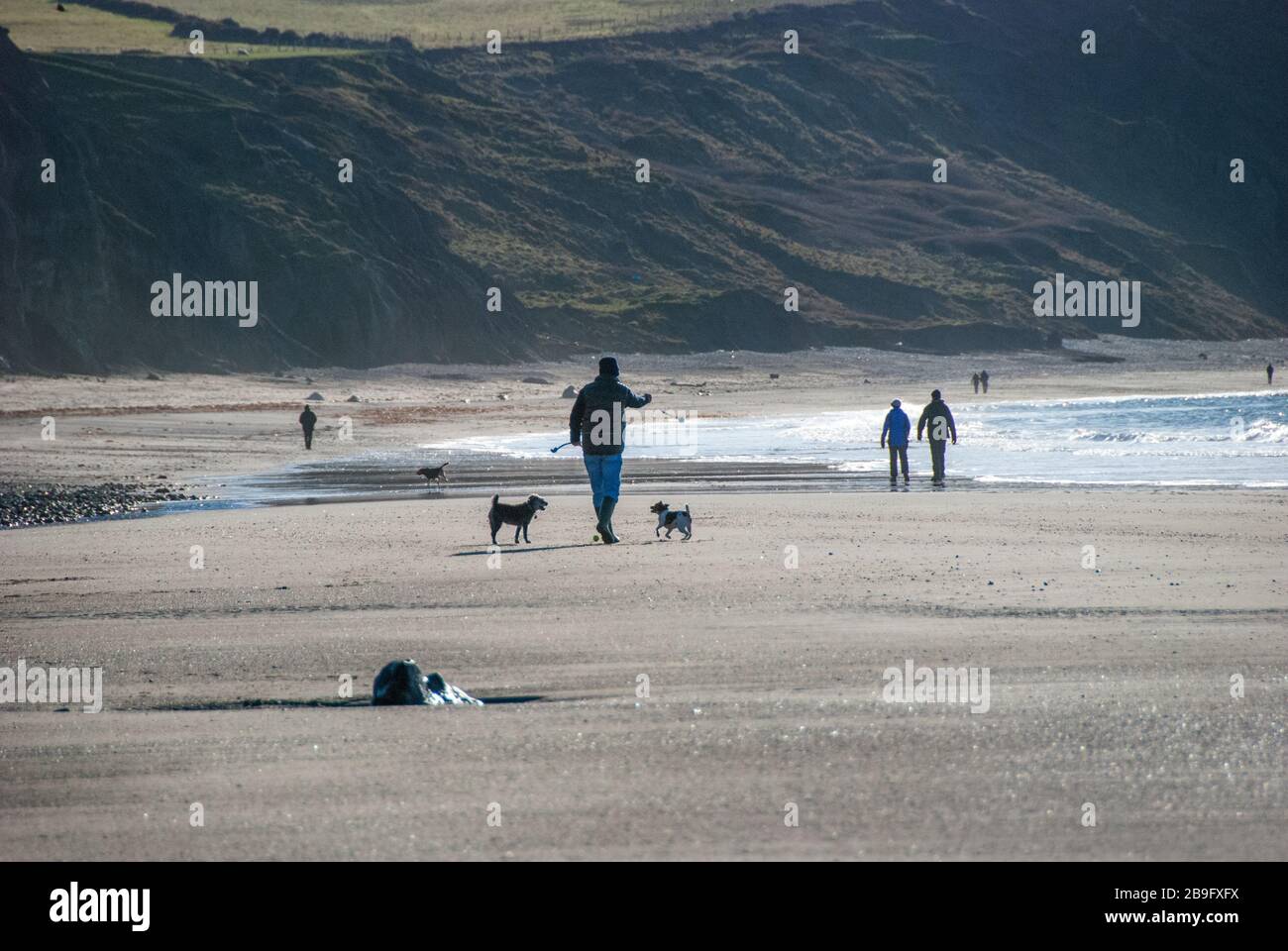 Aberdaron in North Wales, UK Stock Photo - Alamy