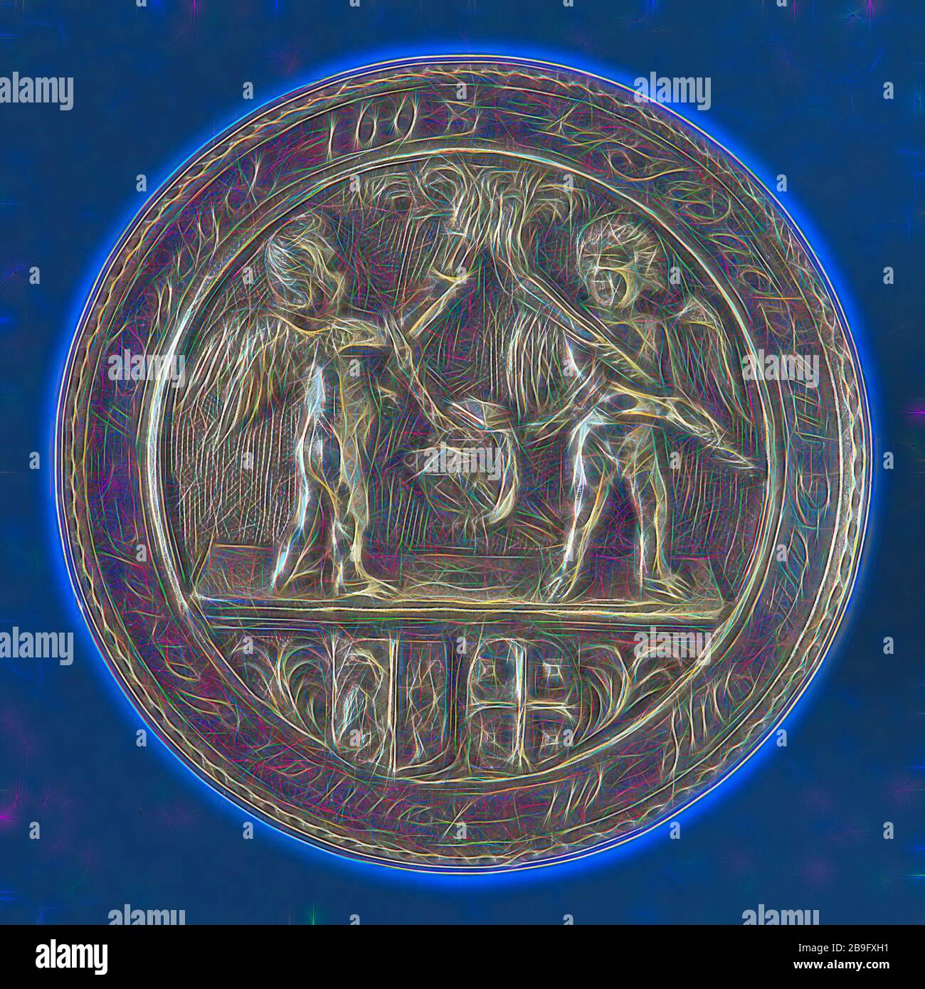 Medal on the 25th wedding of Volckert van Ham and Adriana van ...