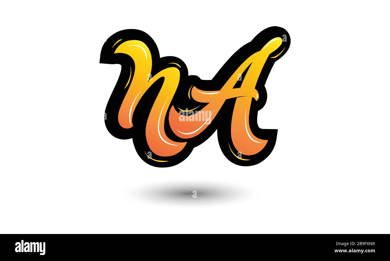 NA company linked letter logo Stock Vector Image & Art - Alamy