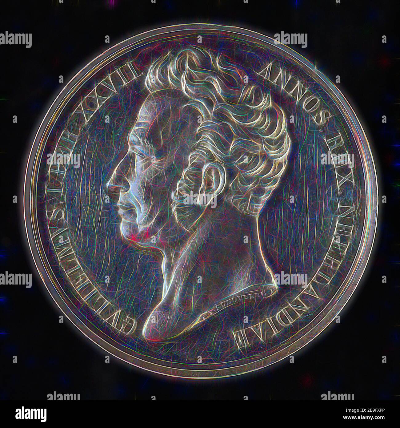 's Rijks Munt, Medal on the death of King William I, death certificate ...