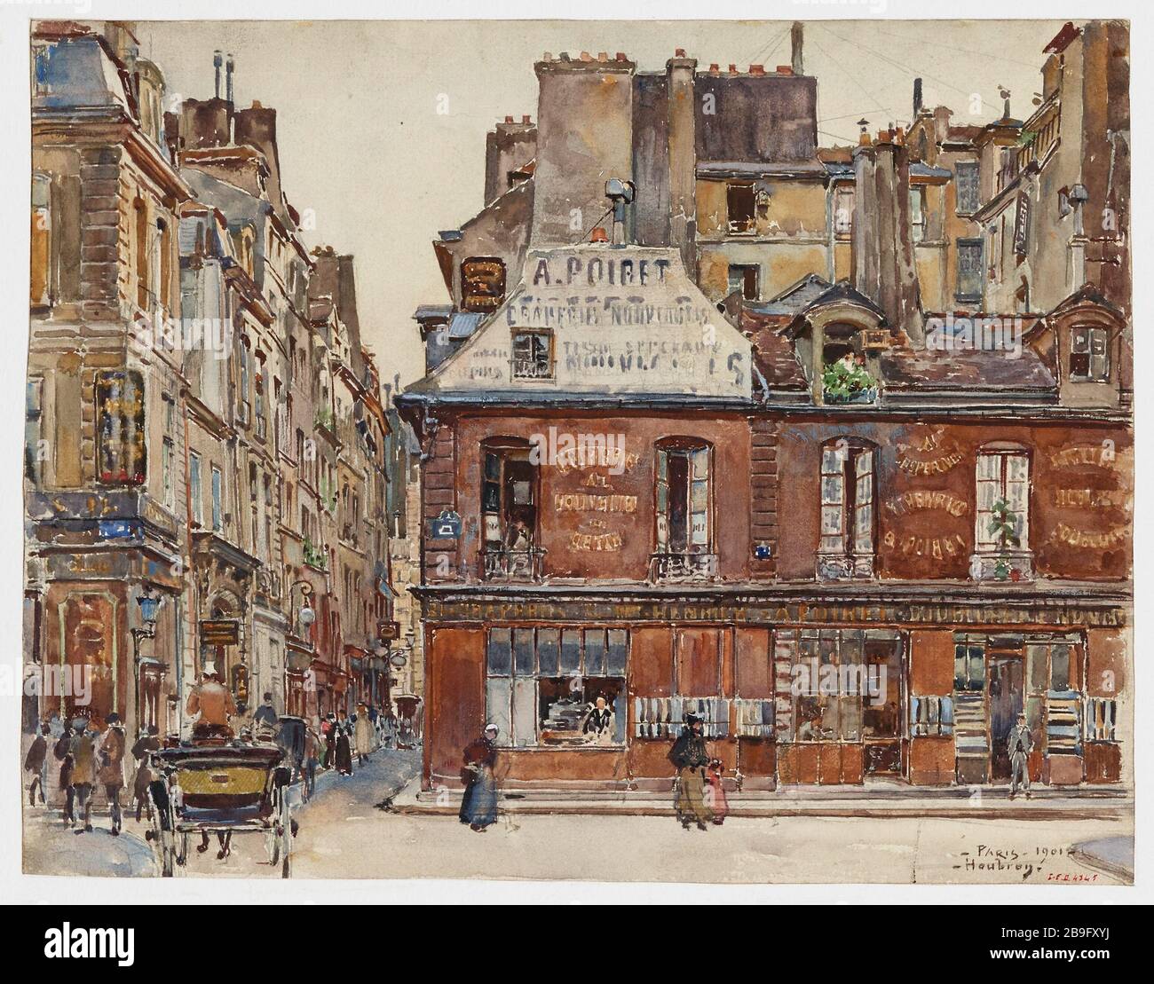The Sauval street view of the rue Saint-Honoré, in 1901. 1st ...