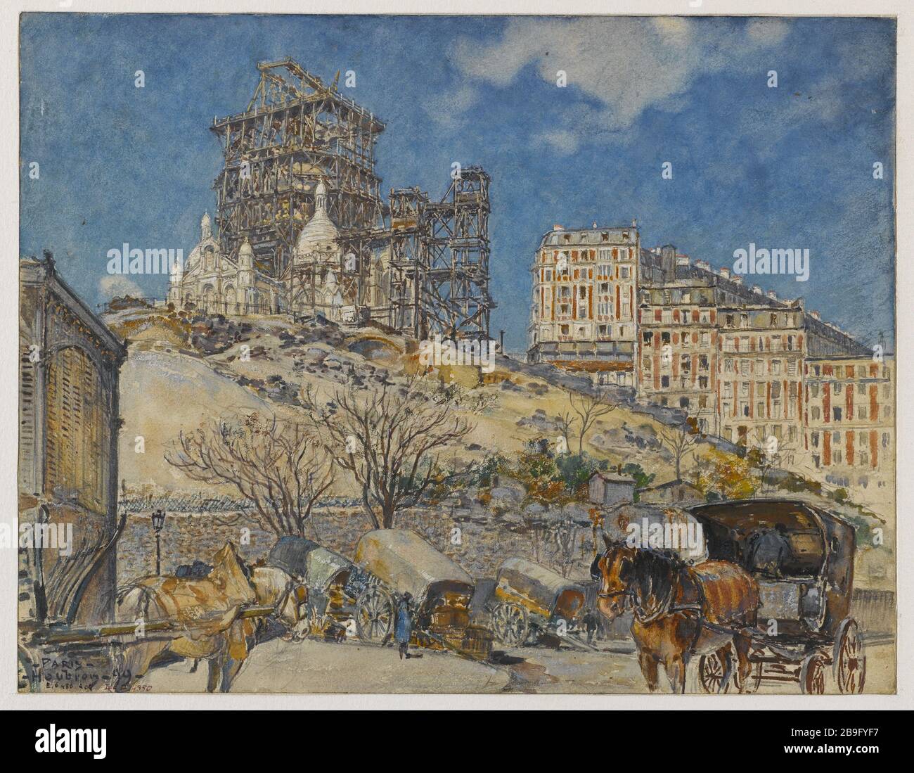 Basilica of the Sacred Court Construction Frédéric-Anatole Houbron ...