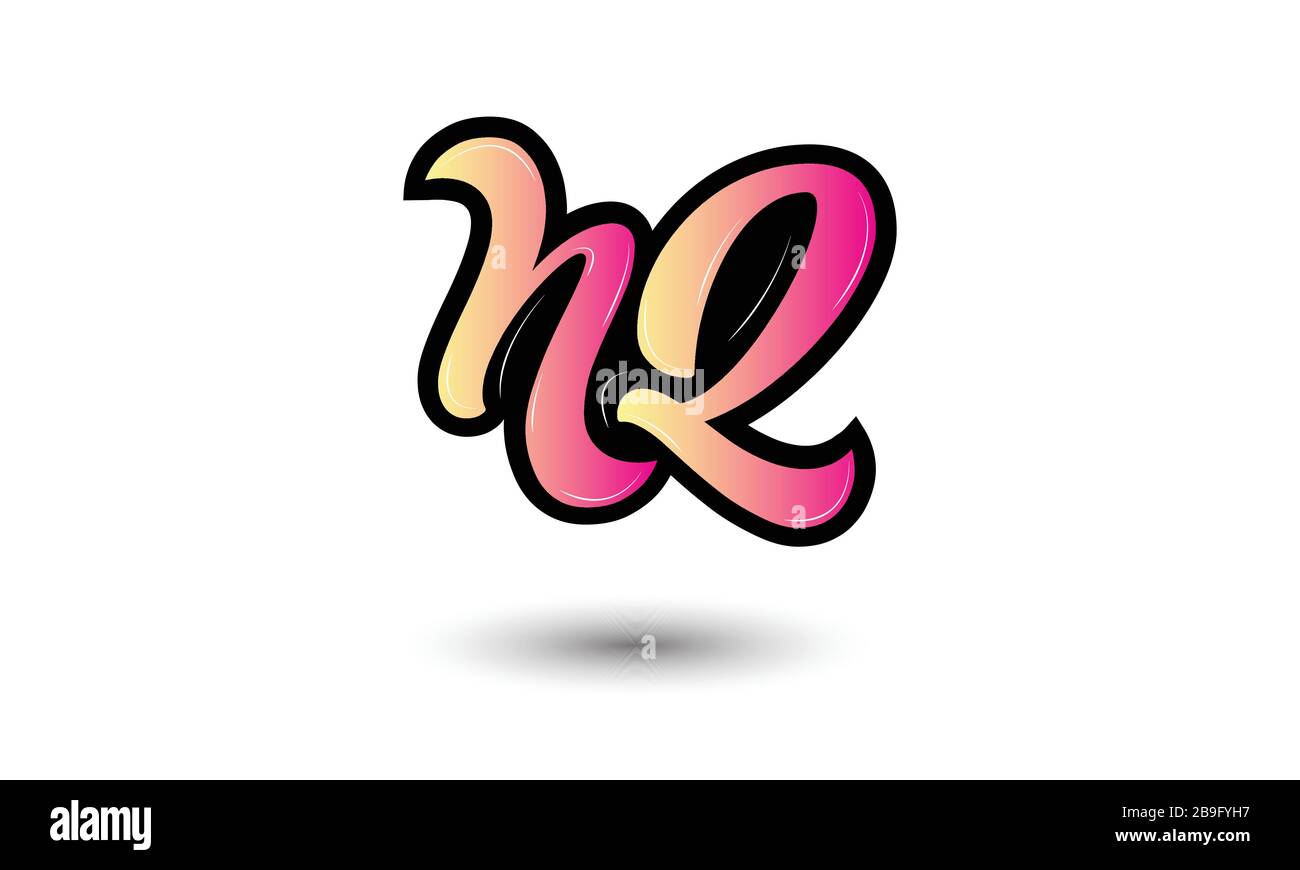 Initial Monogram Letter NQ Logo Design Vector Template. NQ Letter Logo ...