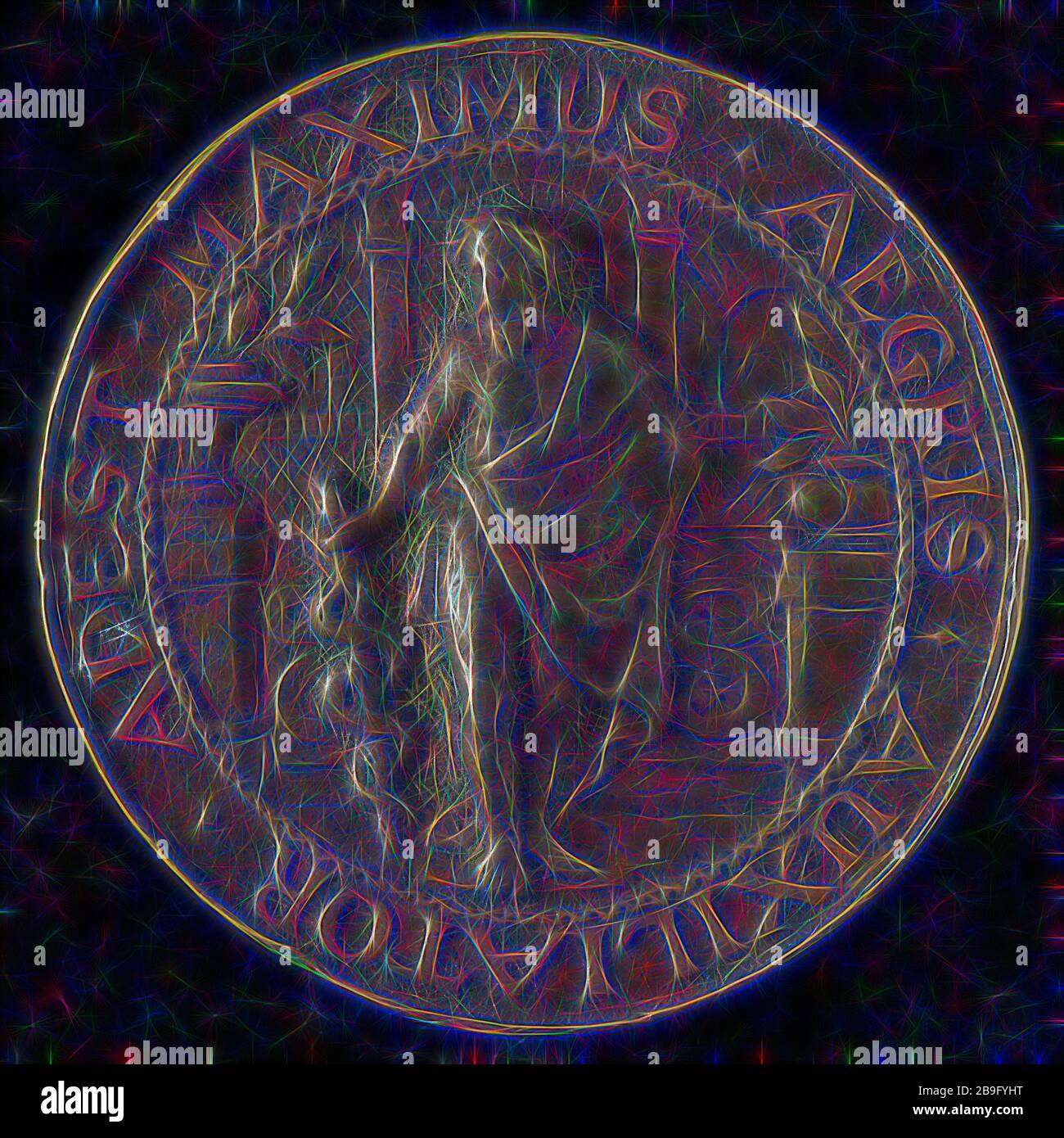 W. de Wijs, Entrance fee of the Hortus Medicus in Amsterdam, in the ...