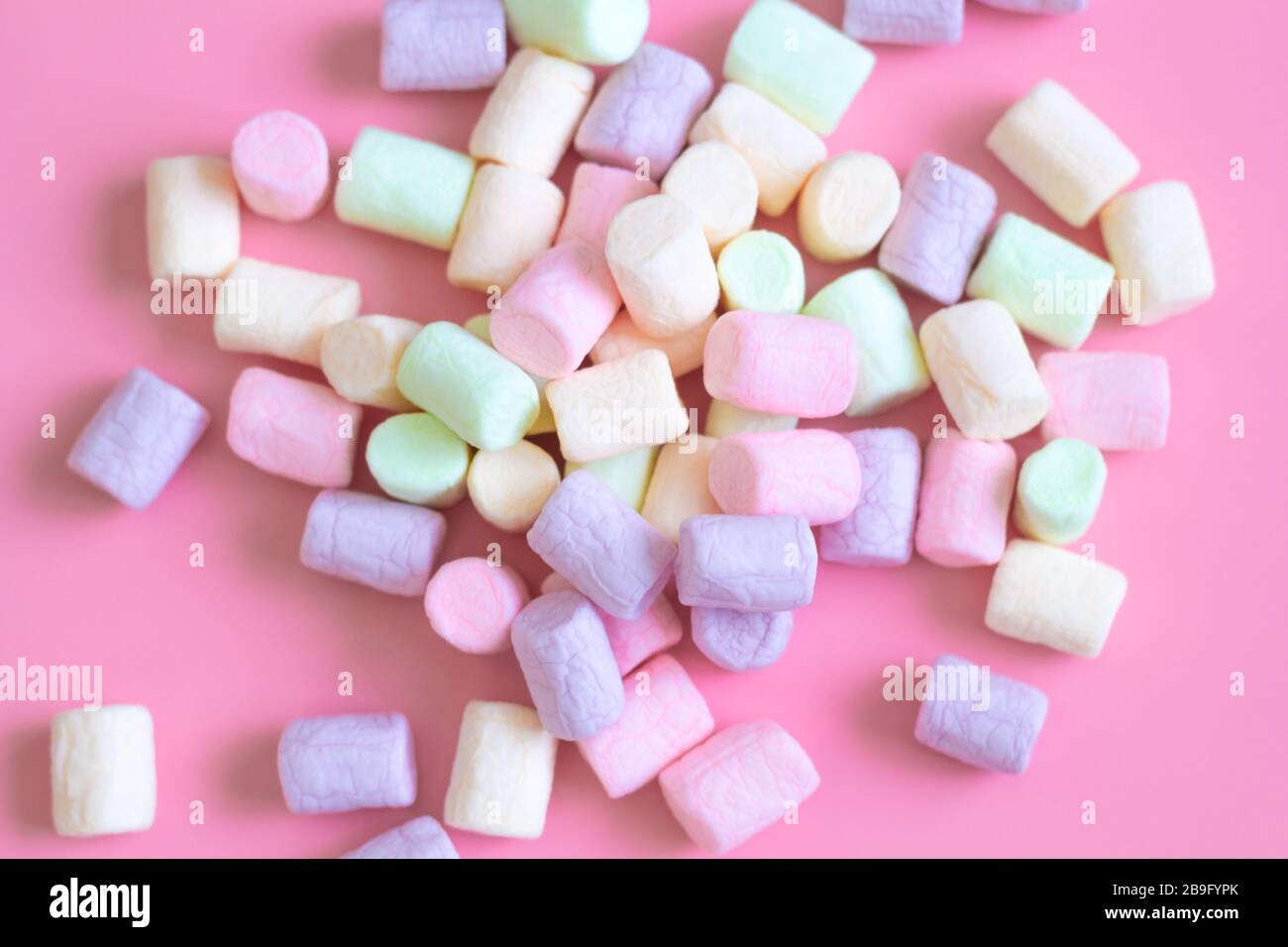 marshmallow pattern background, pastel color dessert, sweet food Stock ...