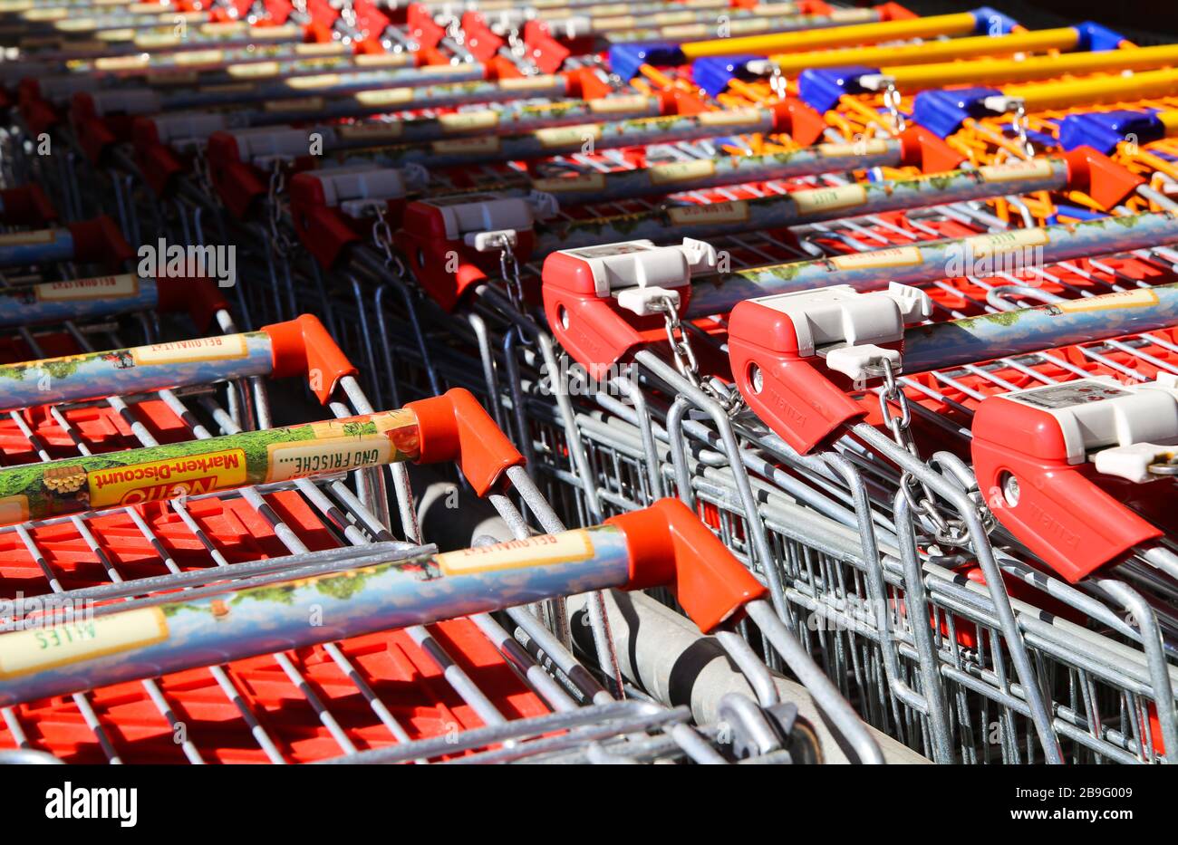 Shopping trolleys a german hi-res stock photography and images - Alamy