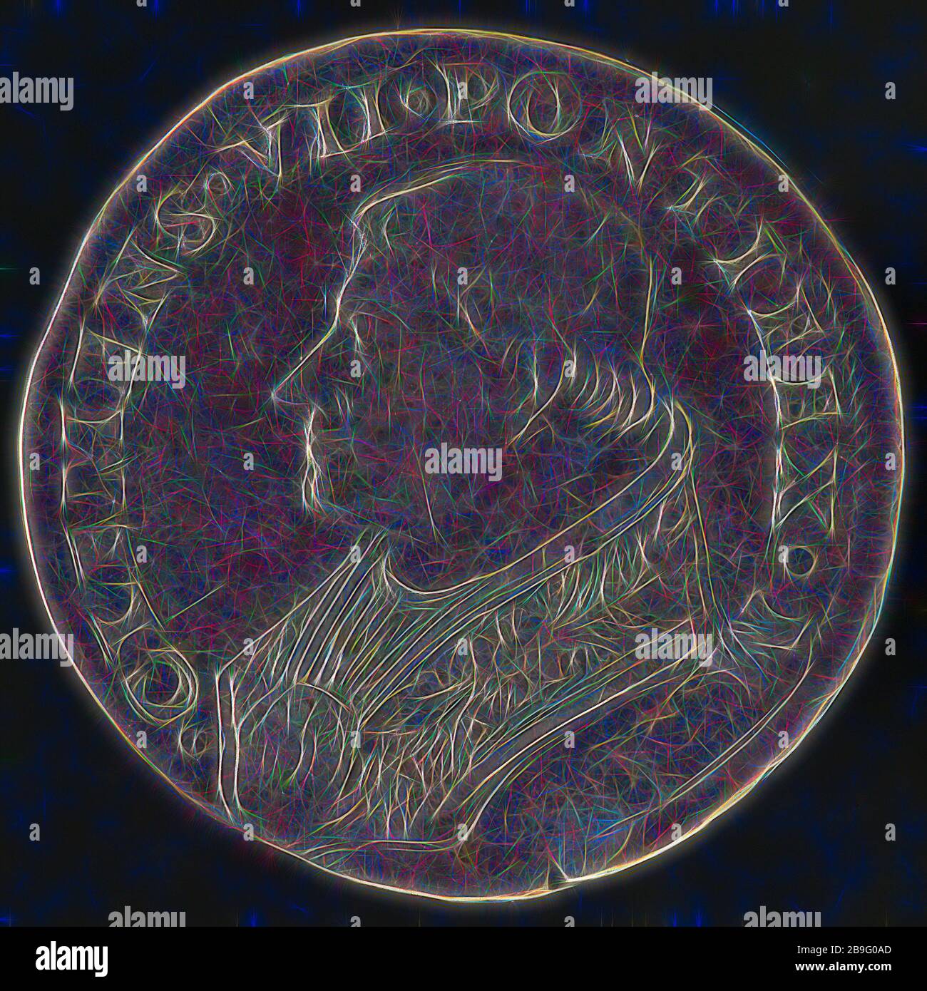 Medal on Pope Clement VII, pauspenning medal silver, bust Clemens VII ...