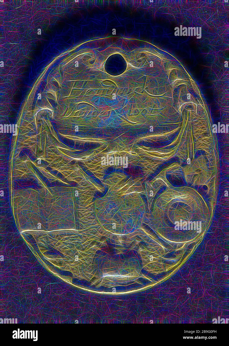 Oval guild medal of the painters and artists or St. Lucas in Rotterdam ...