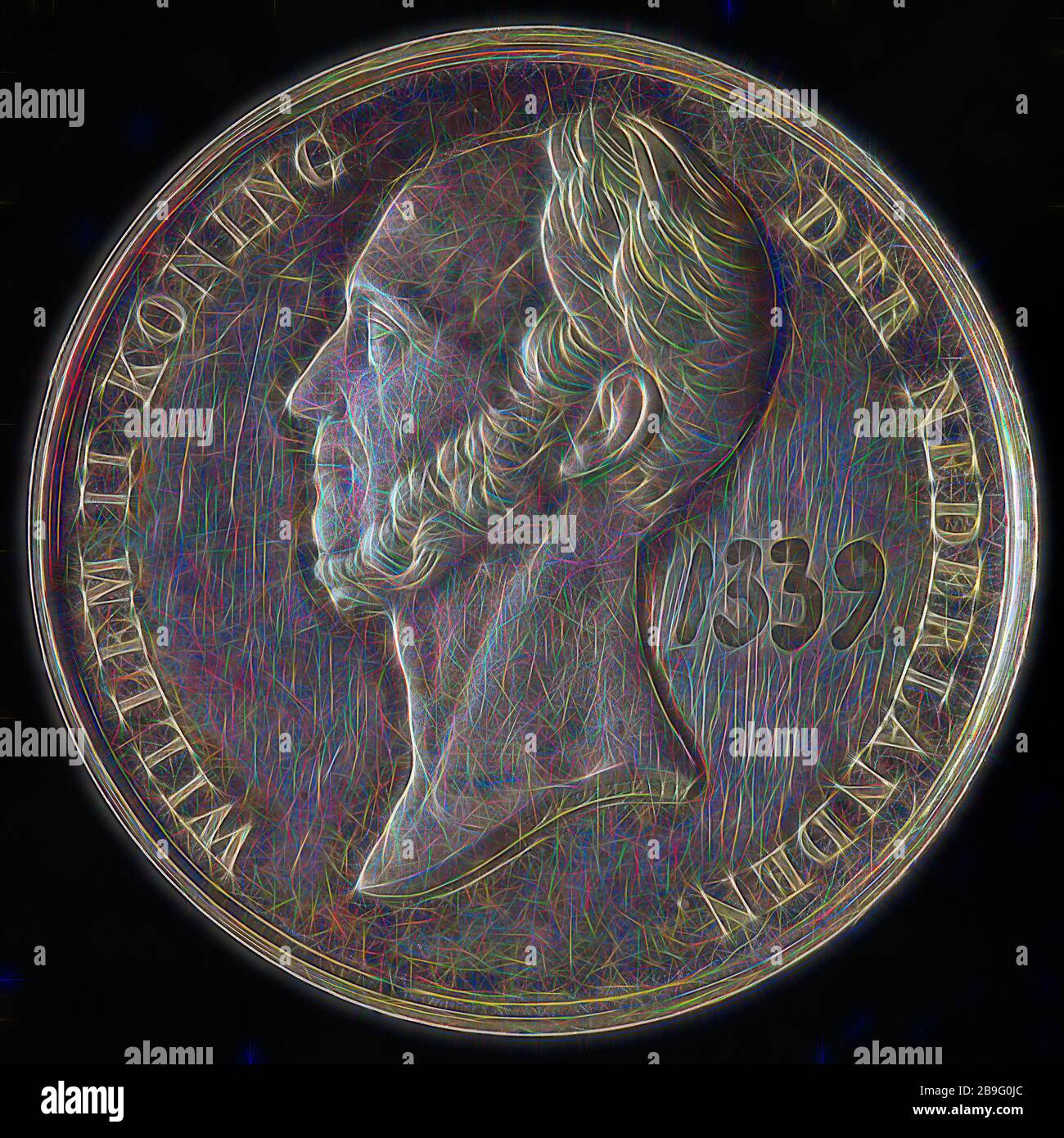 Van der Kellen, Medal on the death of King William II, death ...
