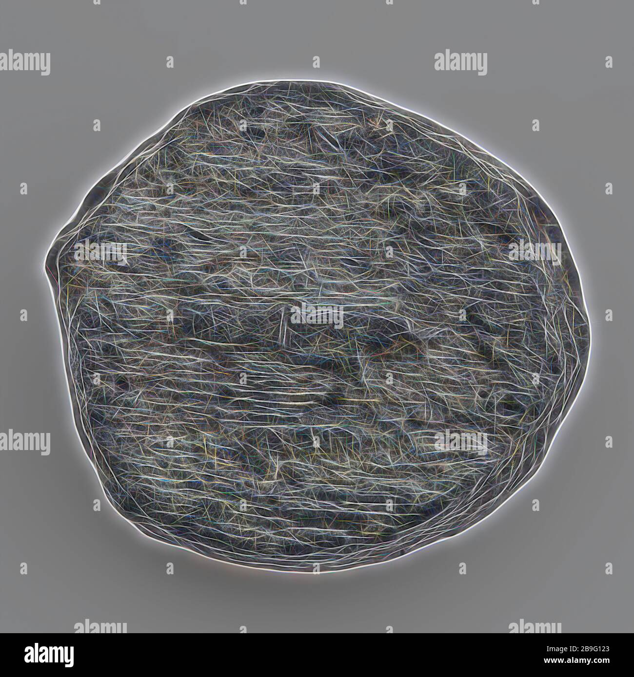 Lead disk, disc artefact foundations lead metal, gram cast Loden disc ...